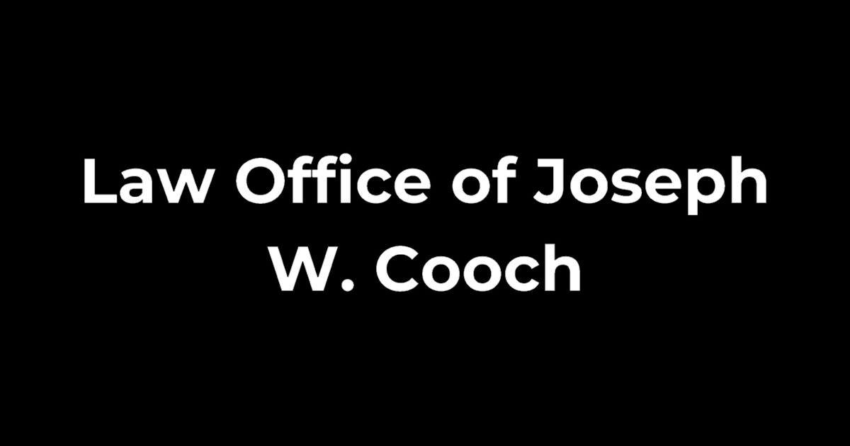 Law Firm - Charlottesville, VA Law Firm | Law Office of Joseph W. Cooch ...